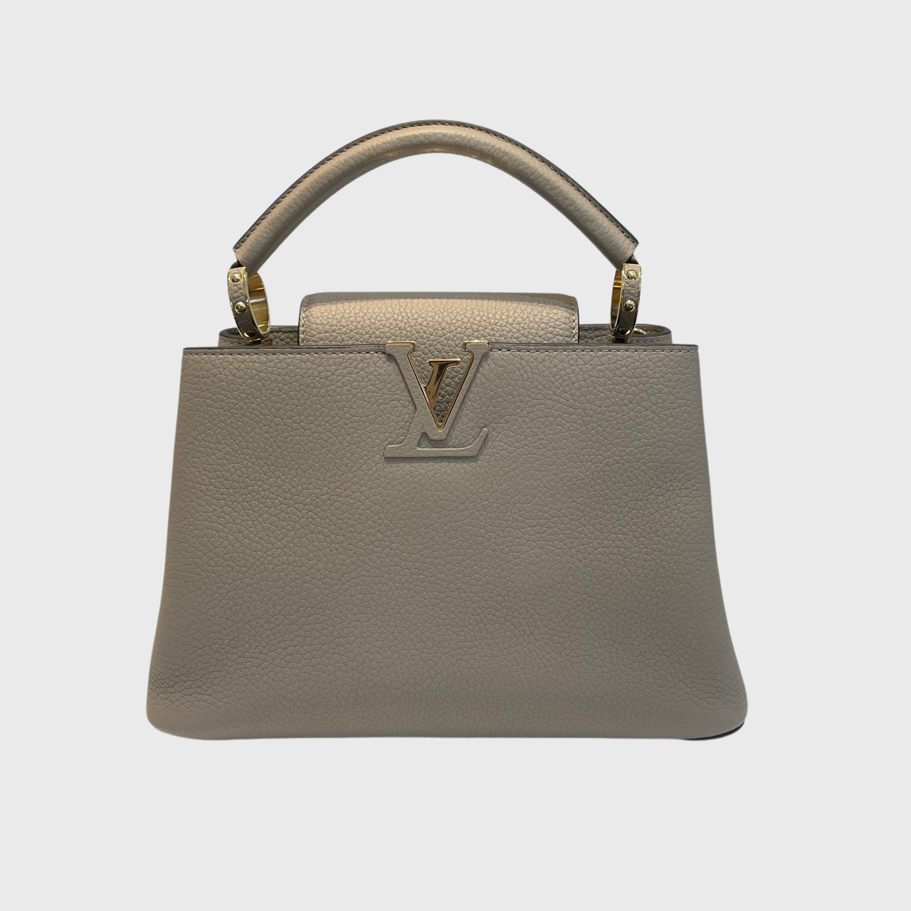 Louis Vuitton Capucines Calfskin Grey GHW – Perrine Porter