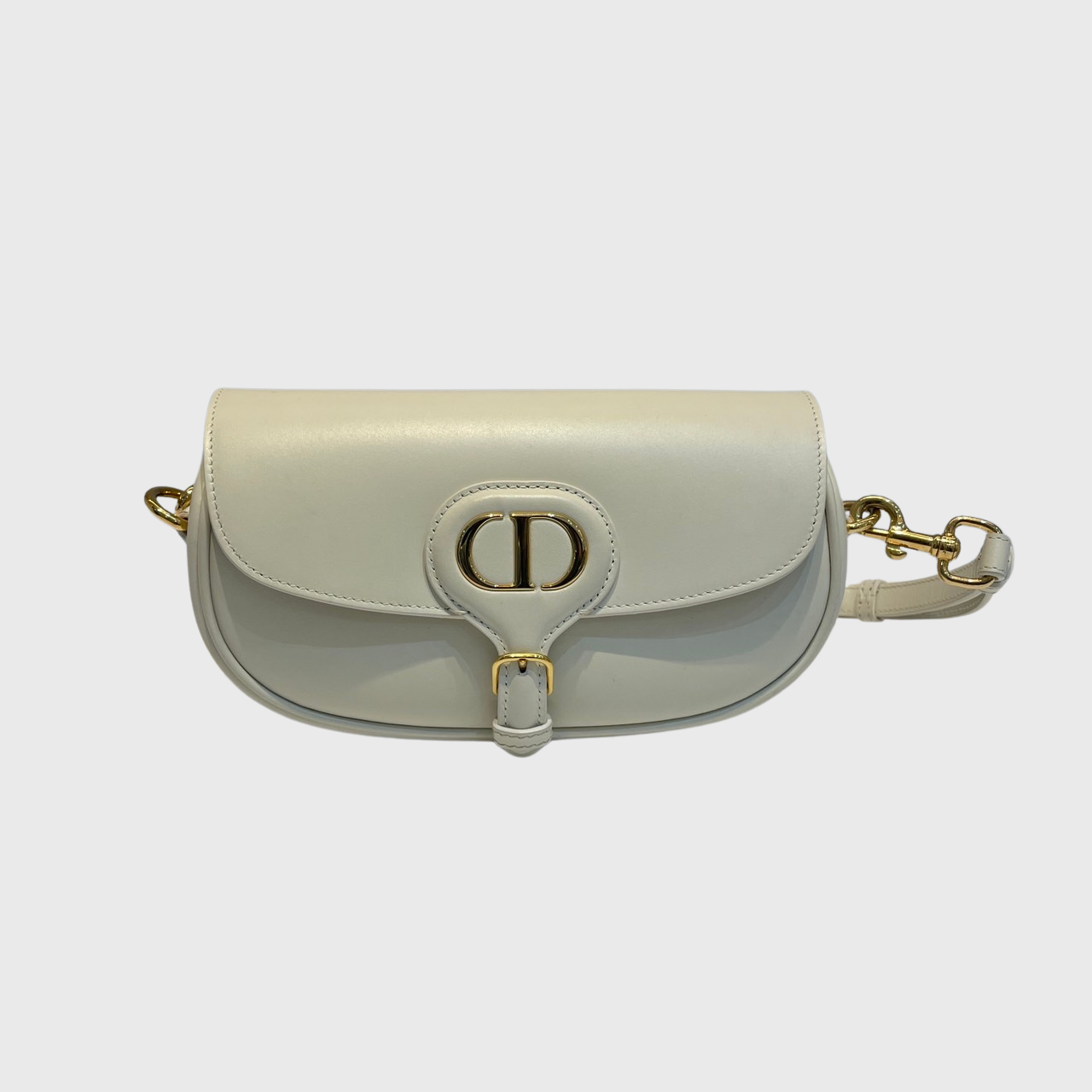 Christian Dior Bobby East West Calfskin White GHW – Perrine Porter