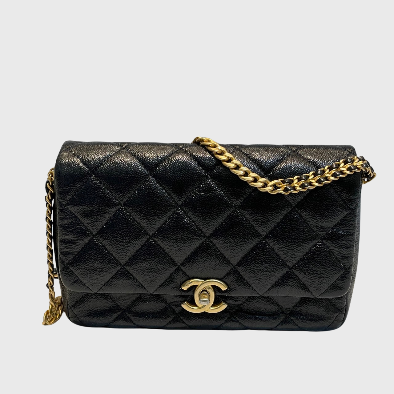 Chanel 22P Melody Flap Bag √ Black GHW – Perrine Porter
