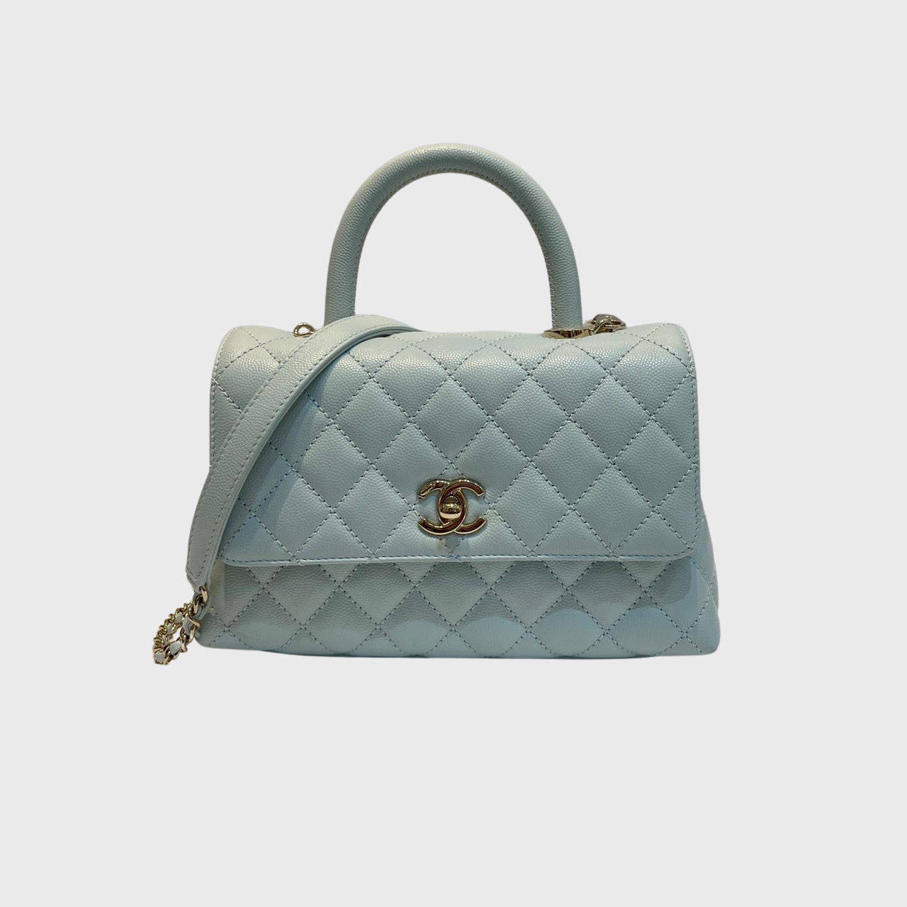 Chanel Coco Caviar Blue PG – Perrine Porter